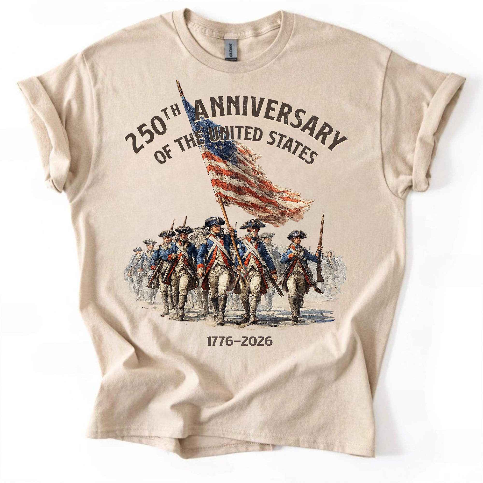 Revolutionary War Soldiers 1776-2026 Shirt, 250 Years Of America ...
