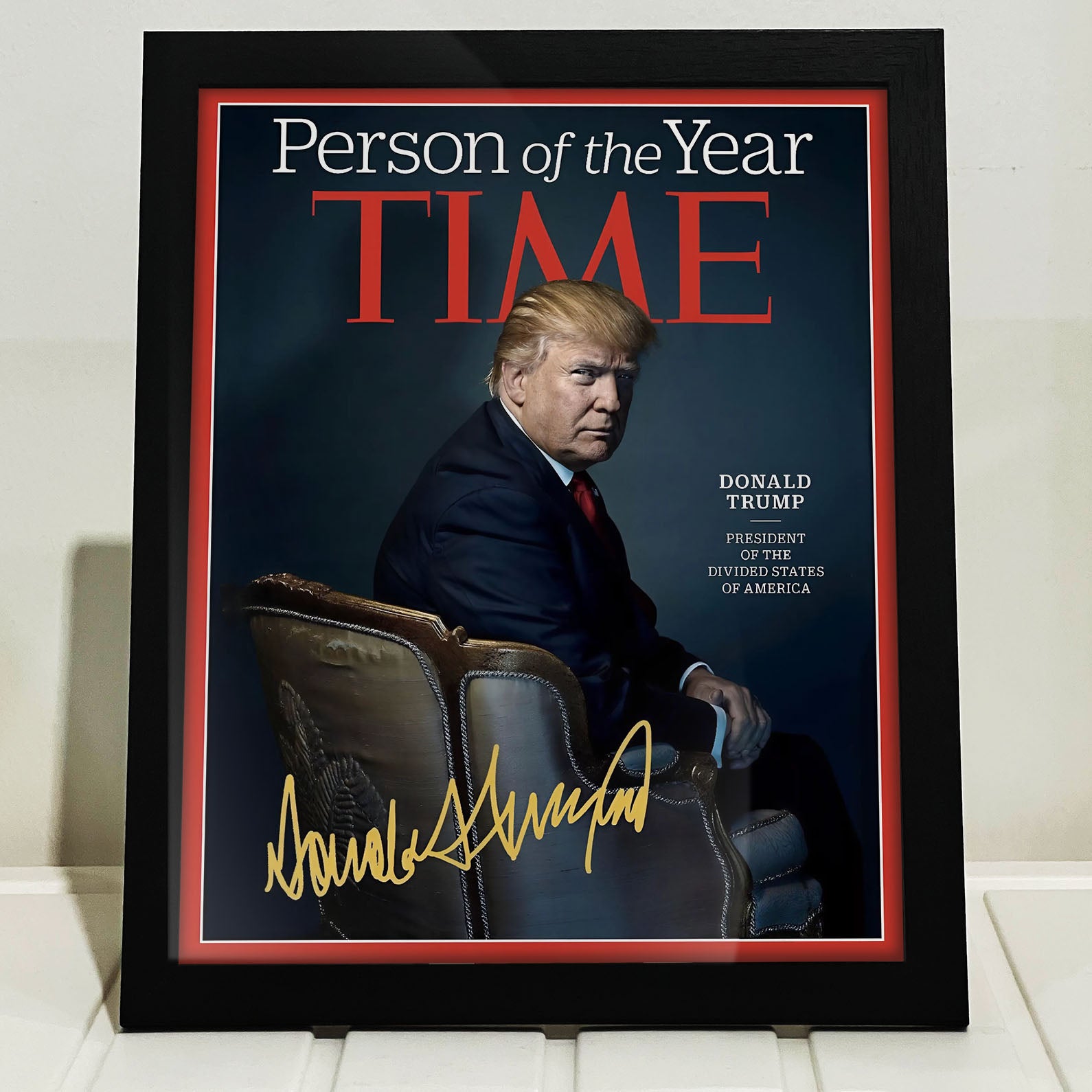 Trump Time Person of the Year Picture Frame, Cool Trump President ...