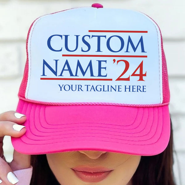 Custom Election Cap | Personalized Election Cap | Custom Name Cap ...