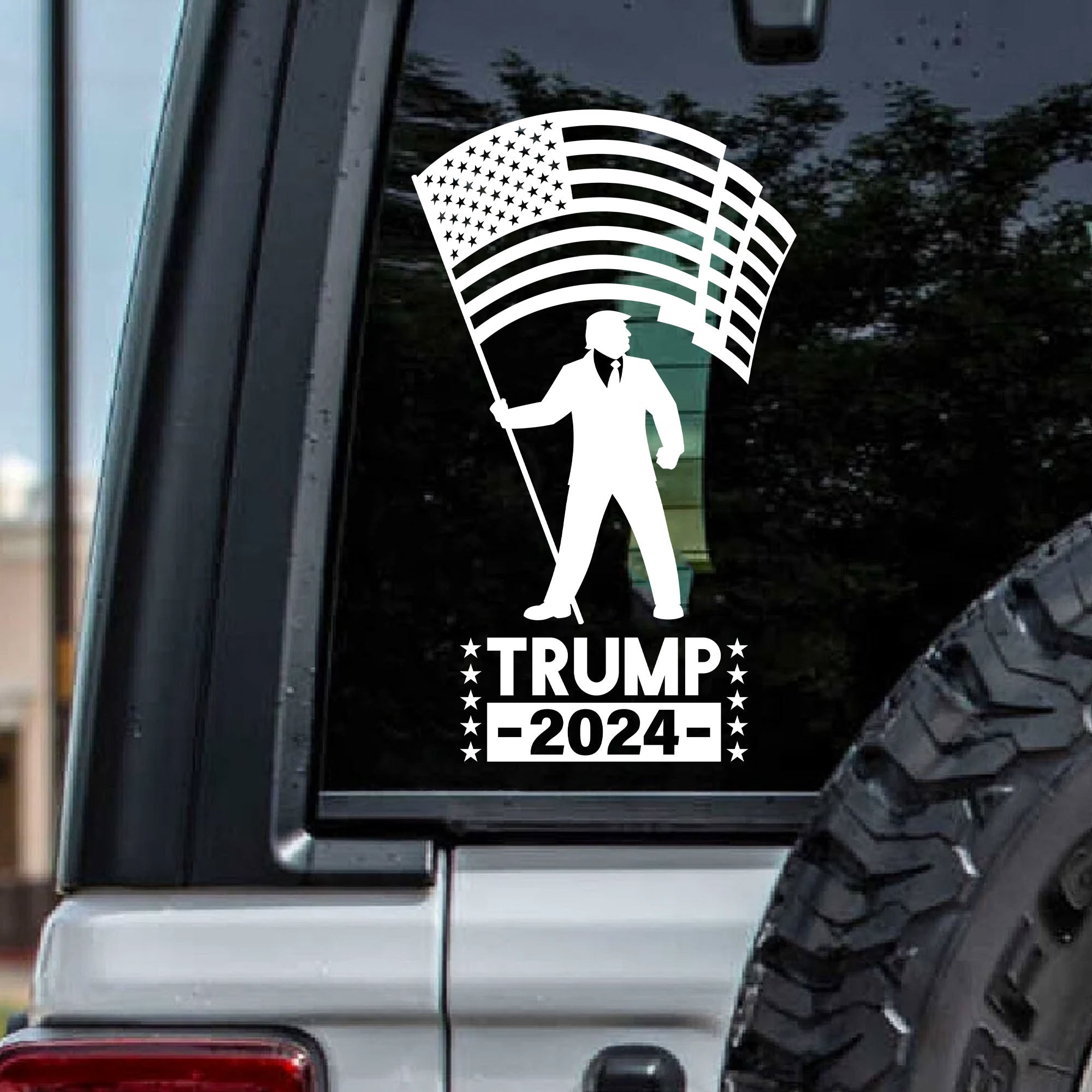 Trump 2024 Decals | Trump Supporters Decals | Car Window Decals | Trump ...