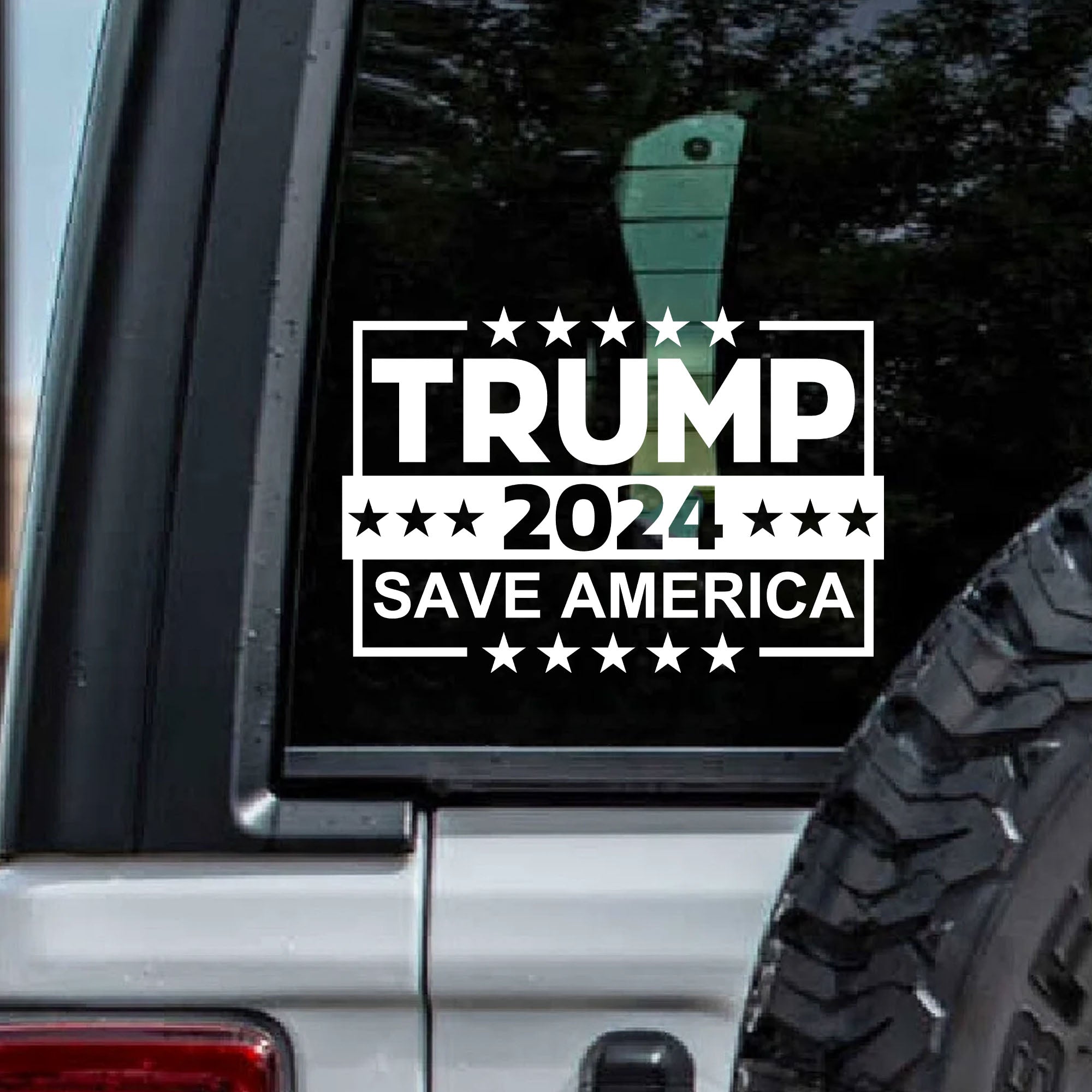 TRUMP 2024 Save America Decals | Trump Supporters Decals | Car Window ...