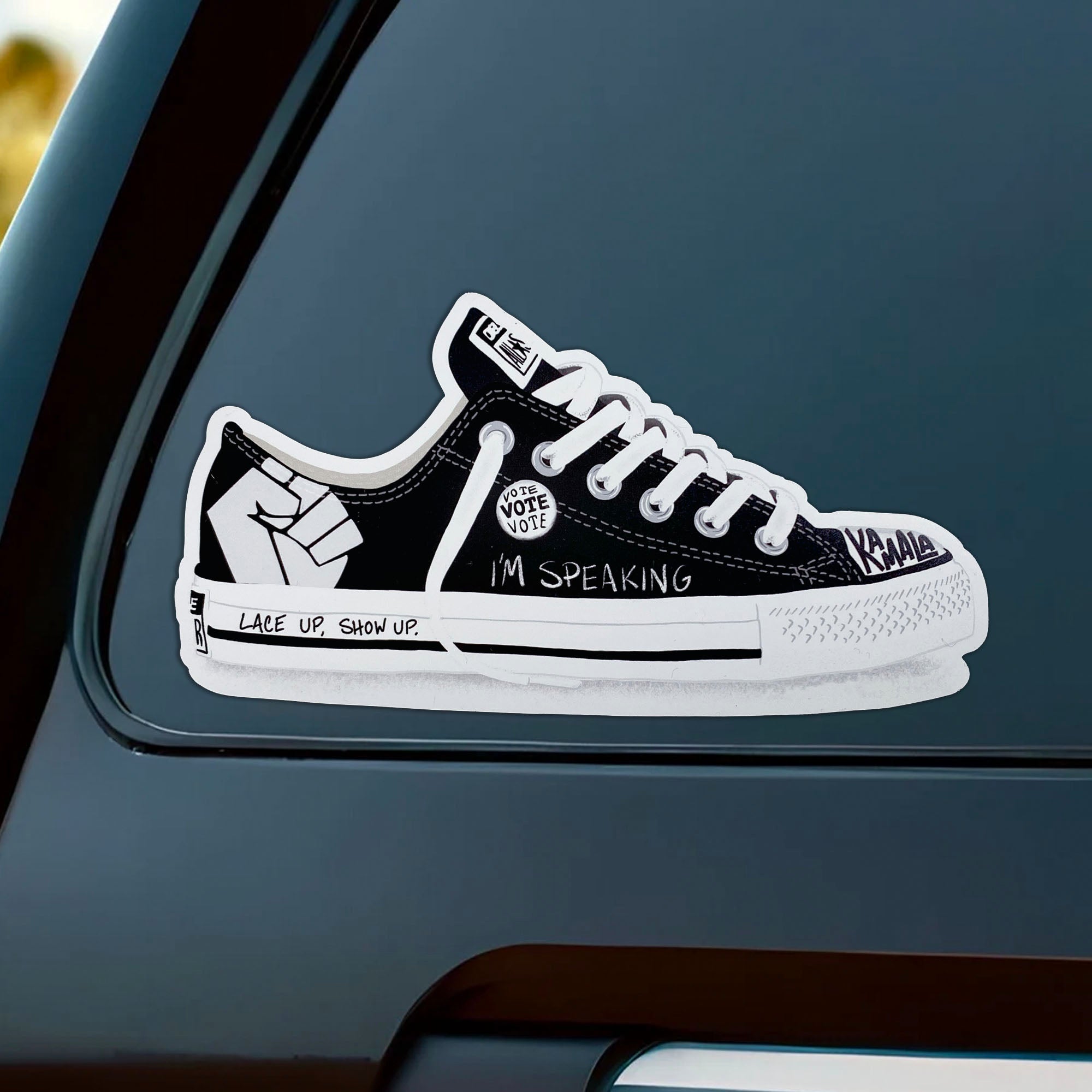 I'm Speaking, Chucks and Pearls, Kamala Harris Decal, Kamala Harris ...
