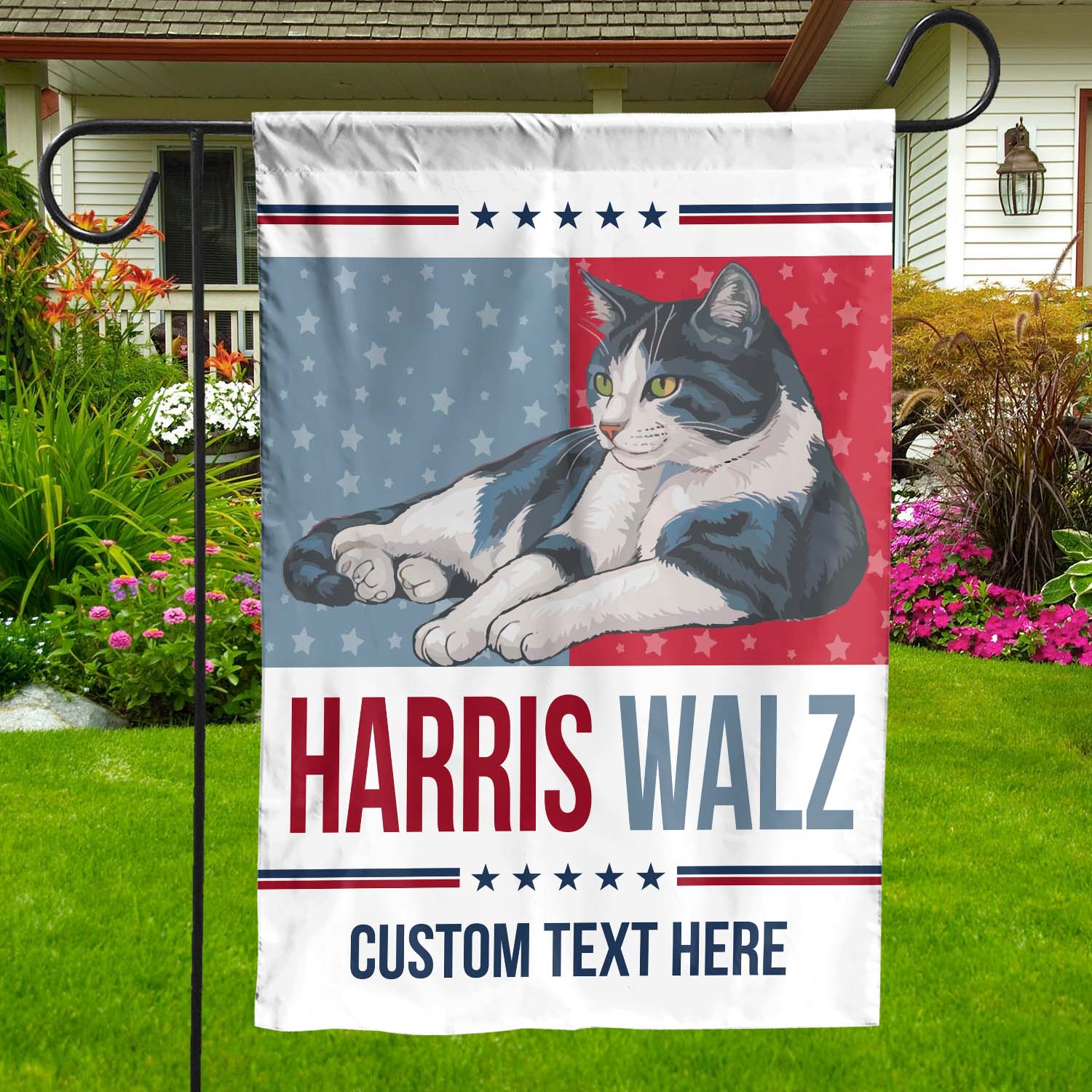 Harris Walz Flag | Kamala Harris 2024 Flag | Democrat Garden Flag House ...