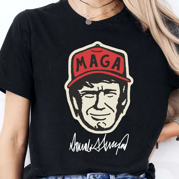Trump MAGA Hat Cartoon Shirt | Trump 2024 Shirt | Trump Supporter Shirt ...