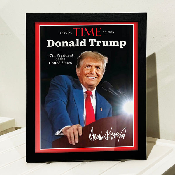 President Donald Trump Time Special Edition Picture Frame, Trump 47th ...