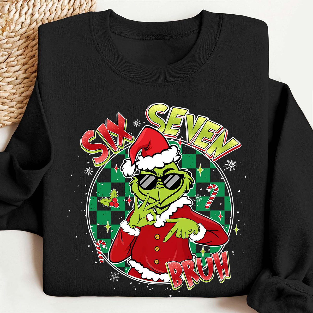 Trending Six Seven Meme Sweatshirt | Funny Mean Guy Christmas Christmas ...