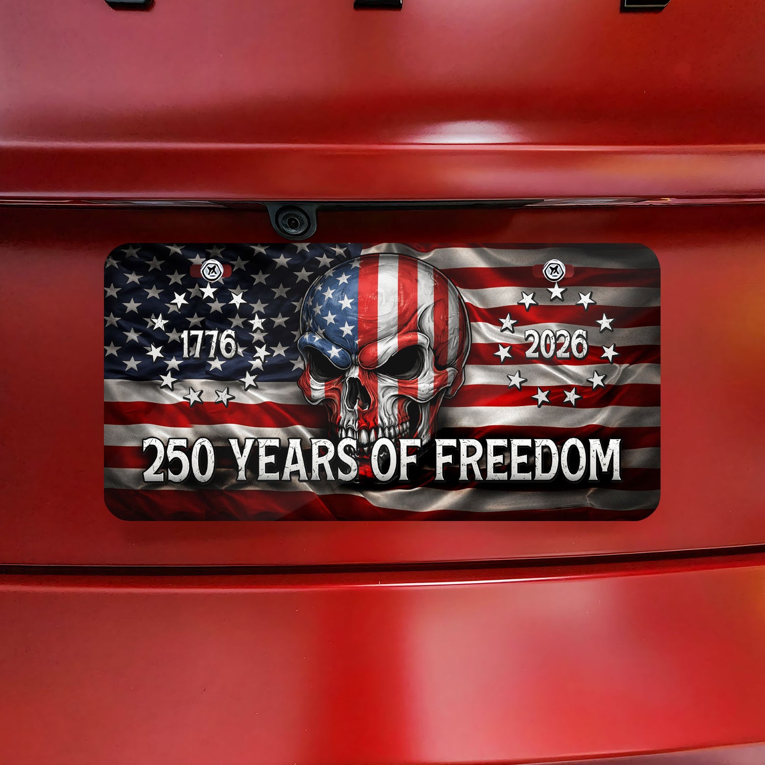 250 Years of Freedom License Plate, Happy 250th Birthday USA, Patriotic ...