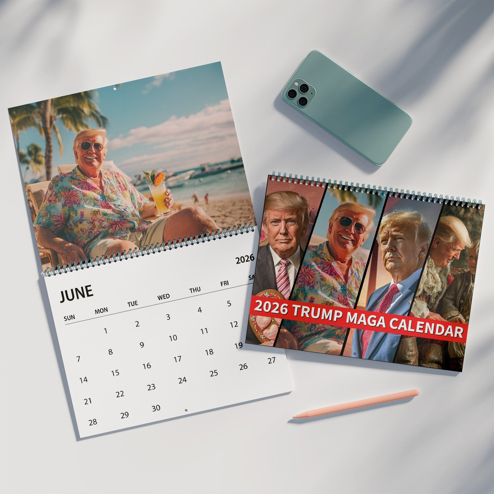 Trump Wall Calendar | MAGA Calendar | New Year 2026 Gifts | Gift For ...