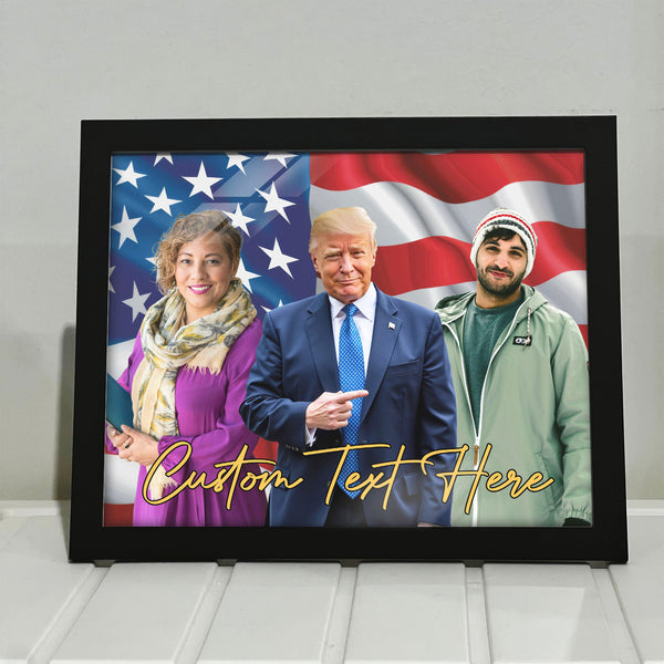 Happy Mother's Day Frame, Personalize Custom Photo with Trump Picture ...