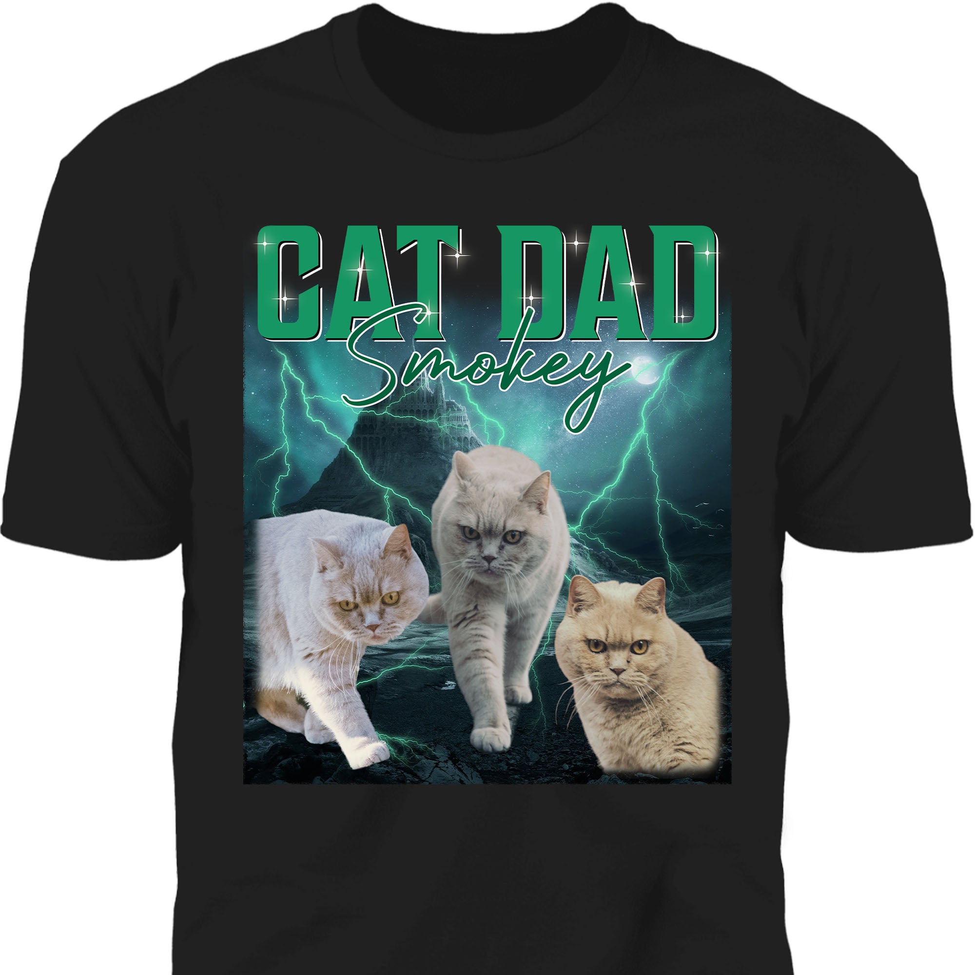 Live Preview Custom Bootleg Your Own Pets Photo Gift For Dad Fathers ...