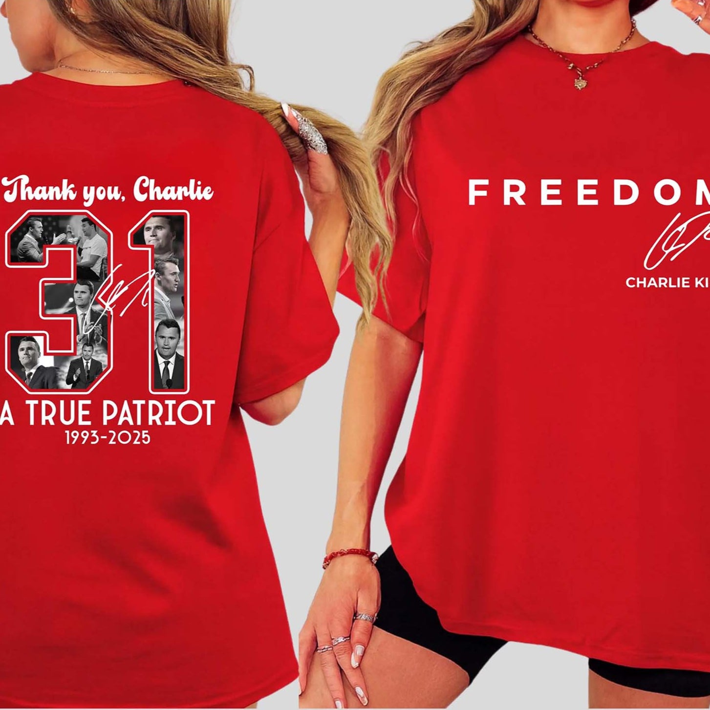 Red Freedom Shirt | Charlie Kirk Red Shirt | We Wear Red Charlie Kirk ...