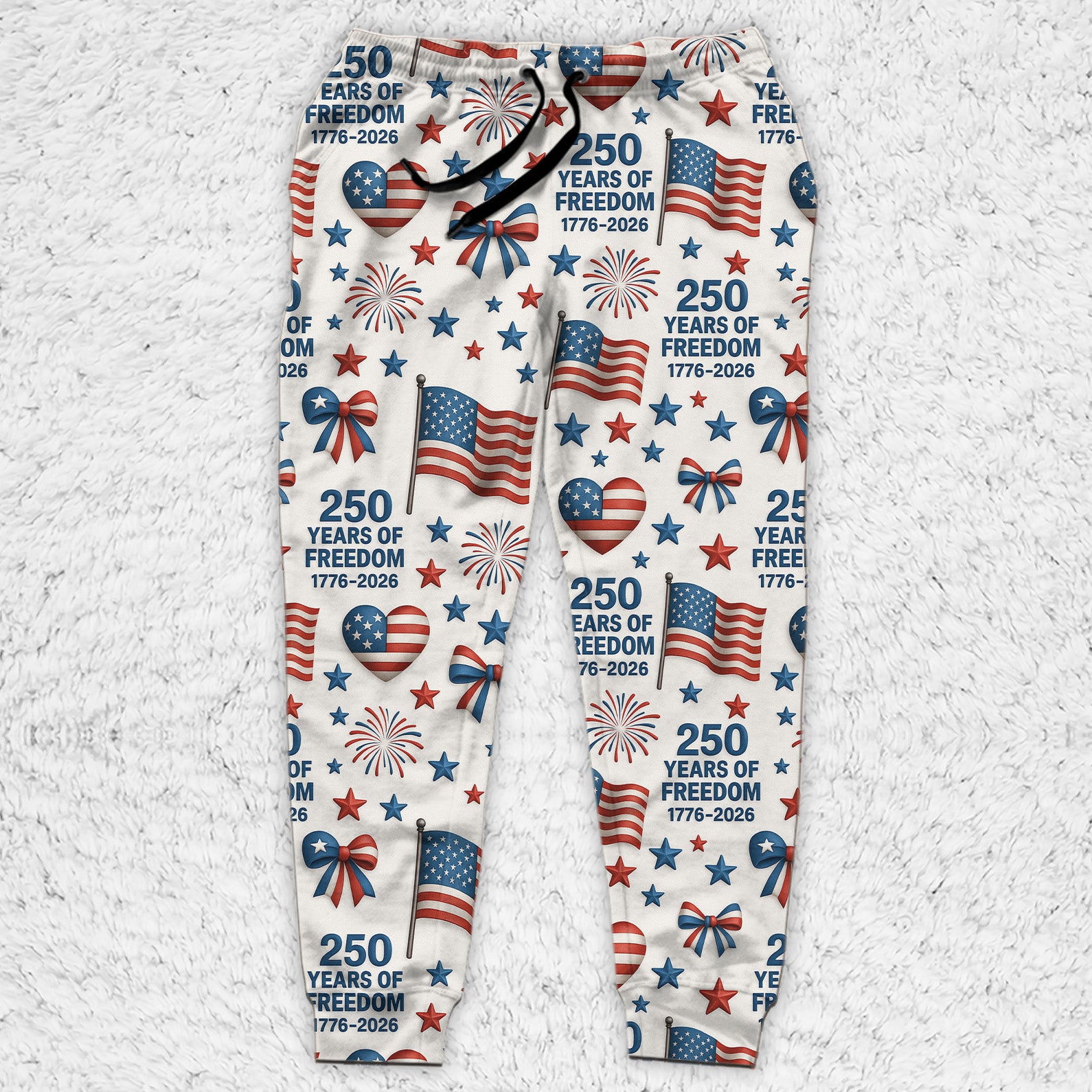 250 Years of Freedom Sweatpants, Patriotic 1776–2026 Pajamas, Happy ...